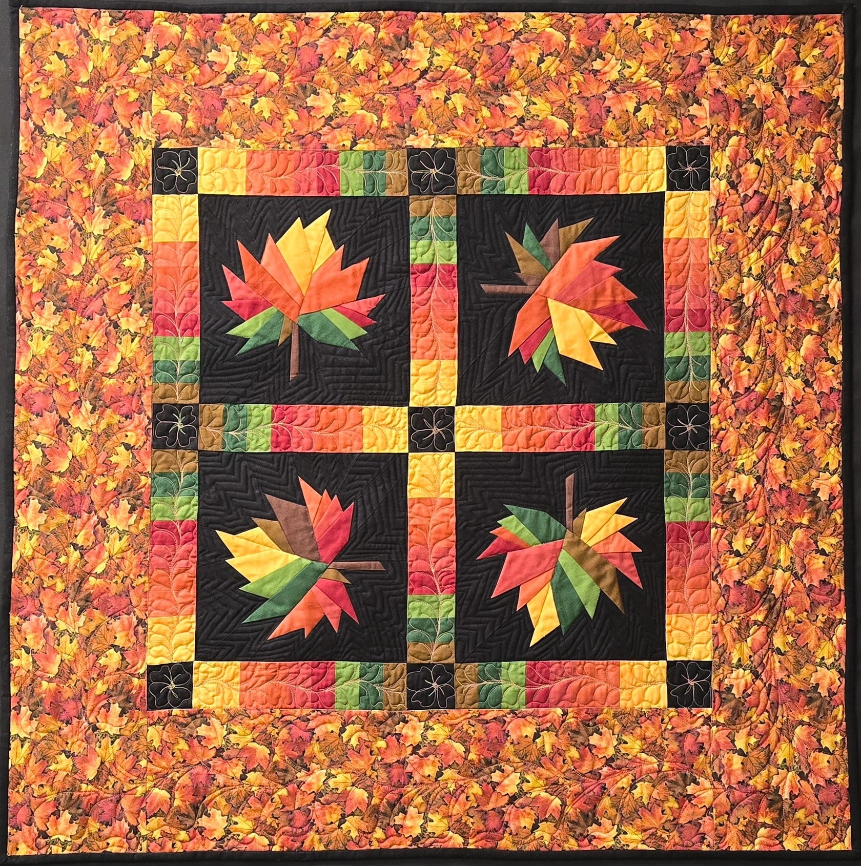 Fabulous Leaves Quilt Pattern *NEW* | Ilene Bartos Designs